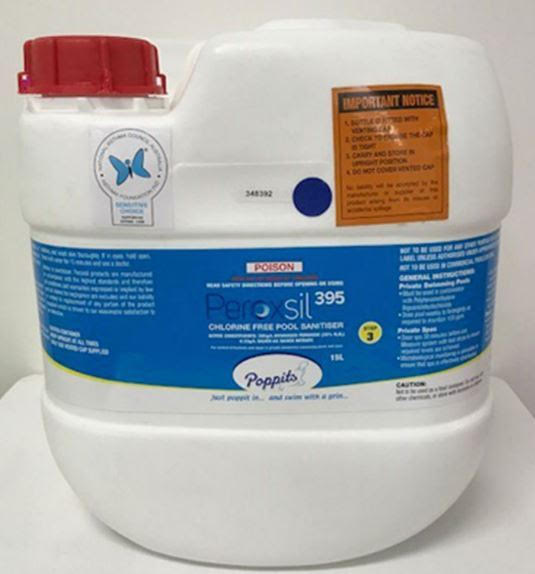 Peroxsil 395 Chlorine Free Sanitiser 15L – HydraSpa Home Delivery